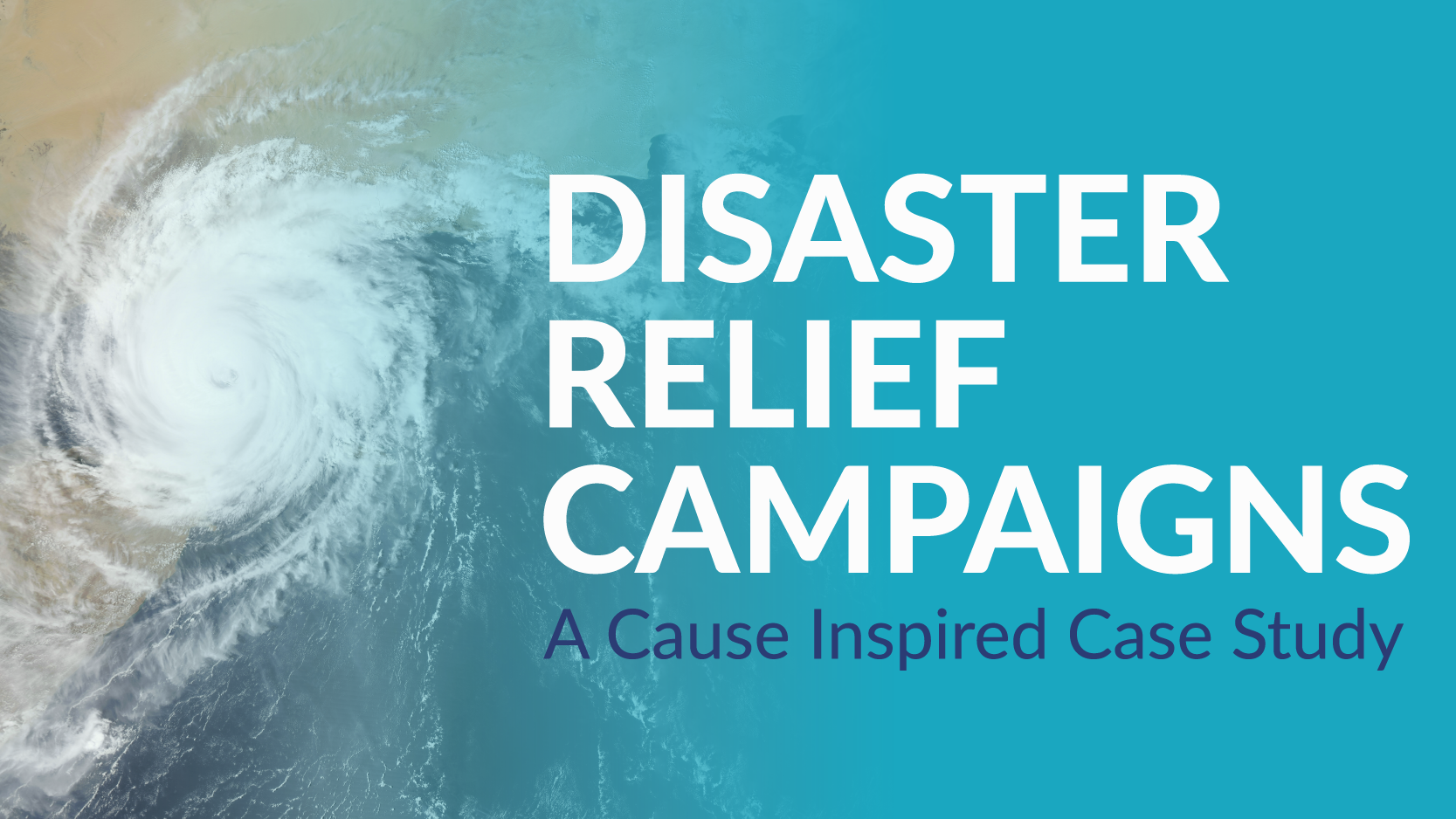 Disaster Relief Campaigns: A Cause Inspired Case Study - Cause Inspired